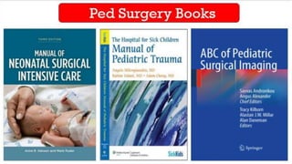 Pediatric Surgery Books | PPTX