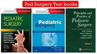 Pediatric Surgery Books | PPTX