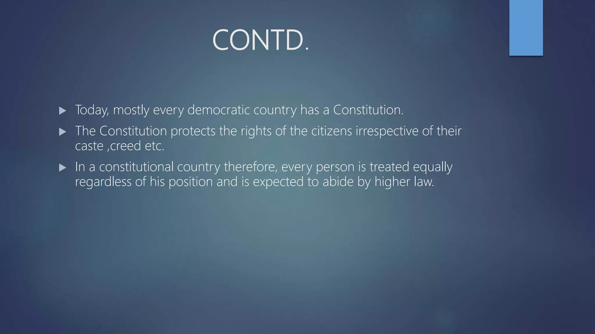 Importance of constitution | PPTX