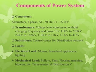 Power system -Economic Aspect of Electric power Genration | PPTX