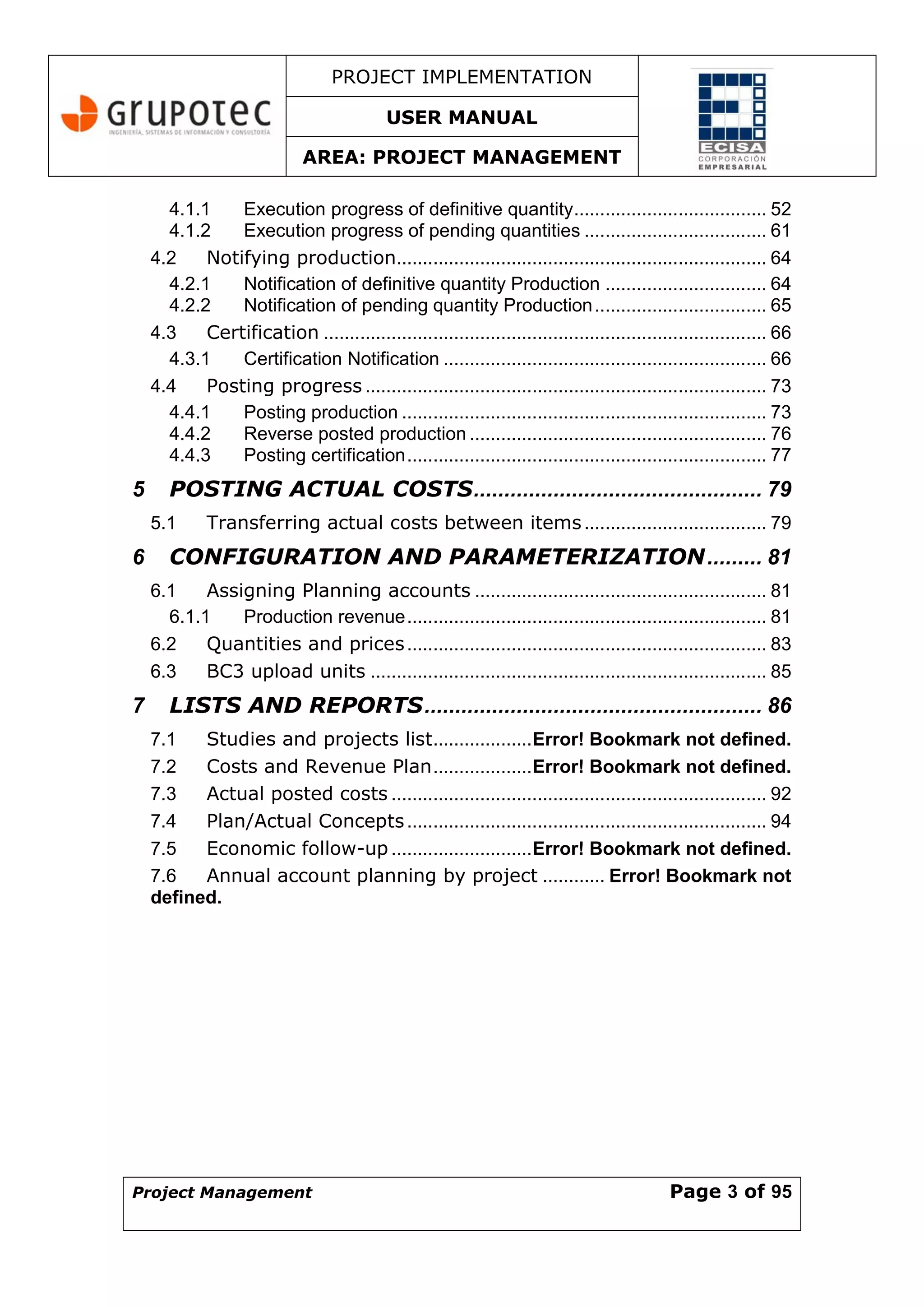 SAP Project Management | PDF
