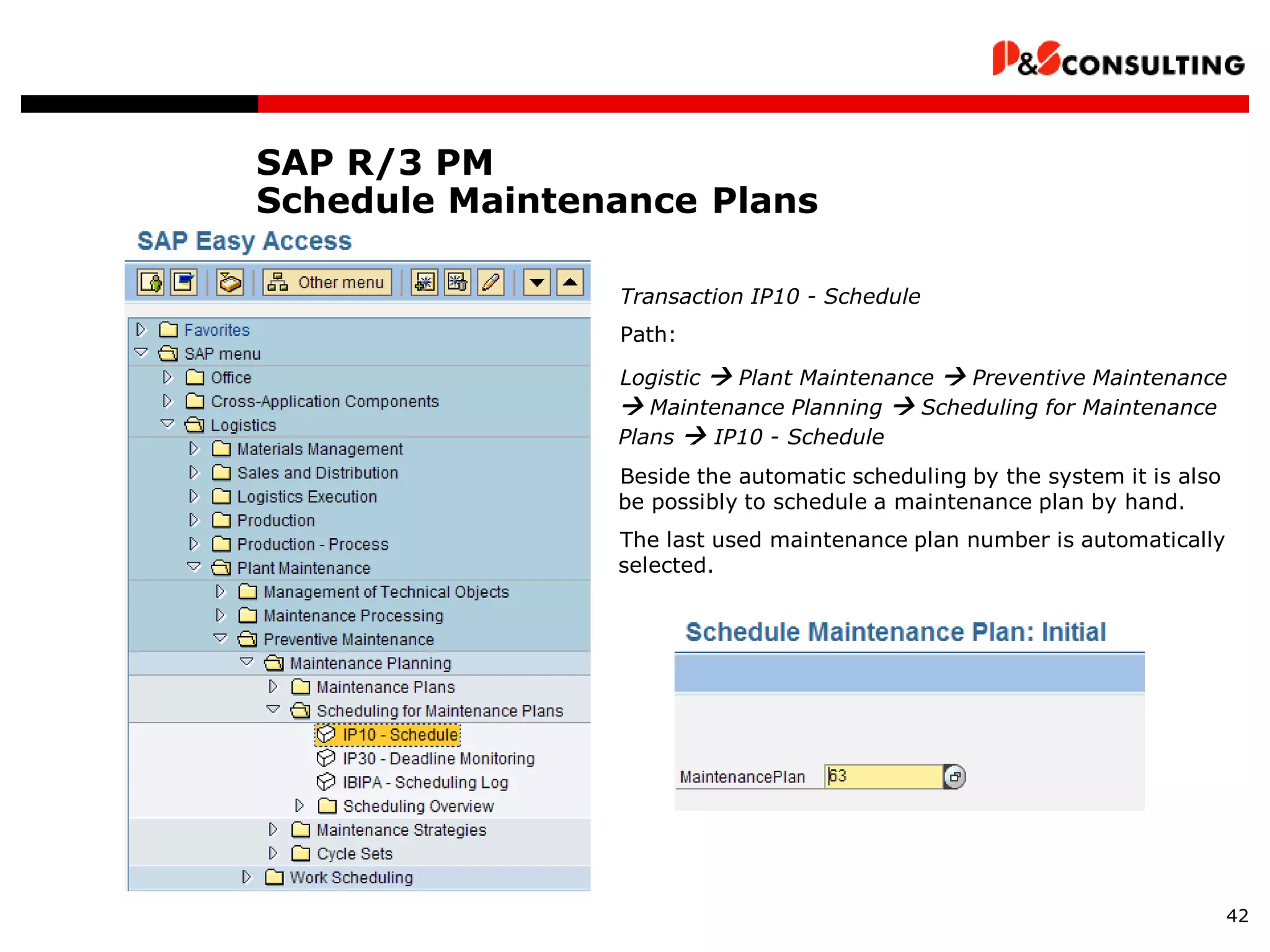 Ps sap-pm maintenance-planning | PDF