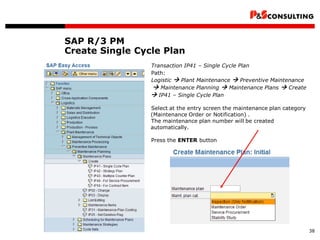 Ps sap-pm maintenance-planning | PDF