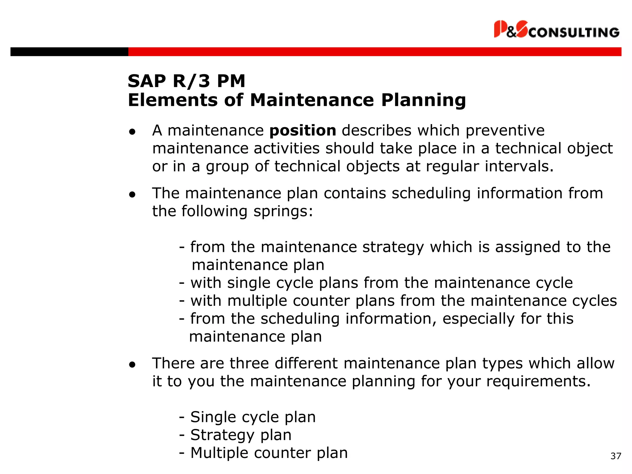 Ps sap-pm maintenance-planning | PDF