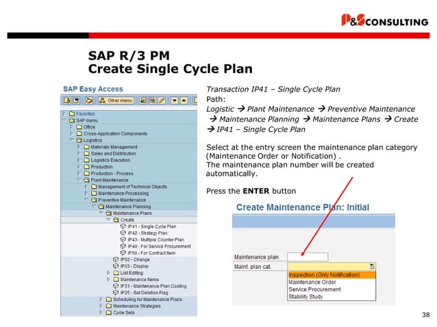 Ps sap-pm maintenance-planning | PDF