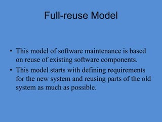 PS02CINT22 SE Software Maintenance | PPT