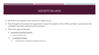 Networking and Security in Java | PPT