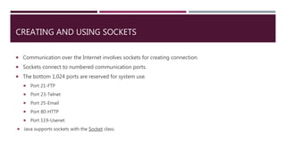 Networking and Security in Java | PPT