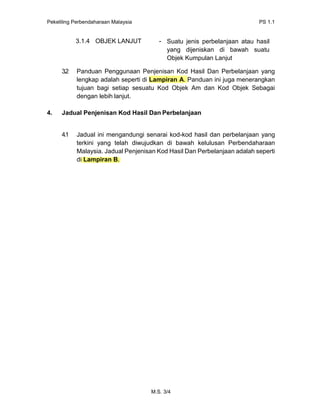 Pekeliling Penjelasan Kod Kerajaan | PDF