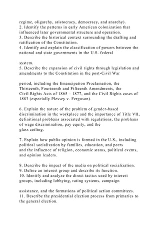 PS 1010, American Government 1 Course Description .docx