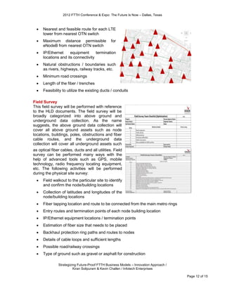 Strategizing Future Proof FTTH Business Models | PDF
