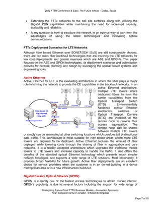 Strategizing Future Proof FTTH Business Models | PDF