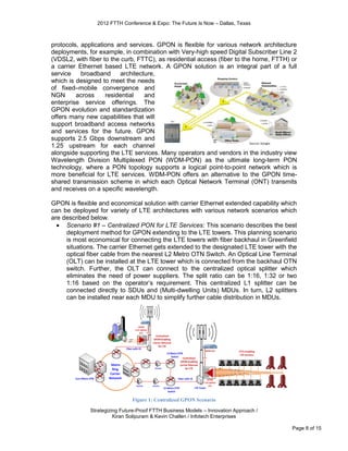 Strategizing Future Proof FTTH Business Models | PDF