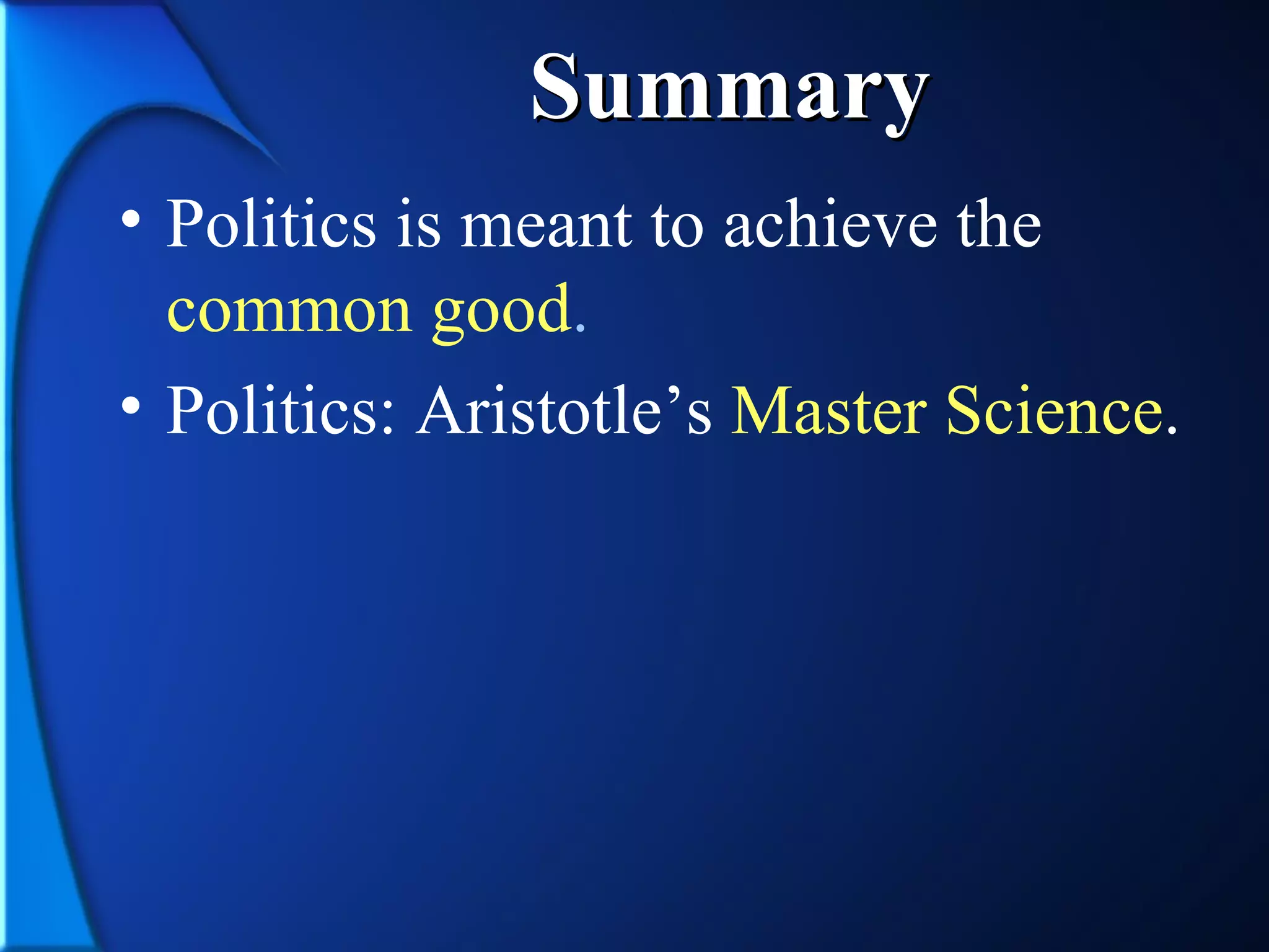 What is Politics? | PPT | Politics