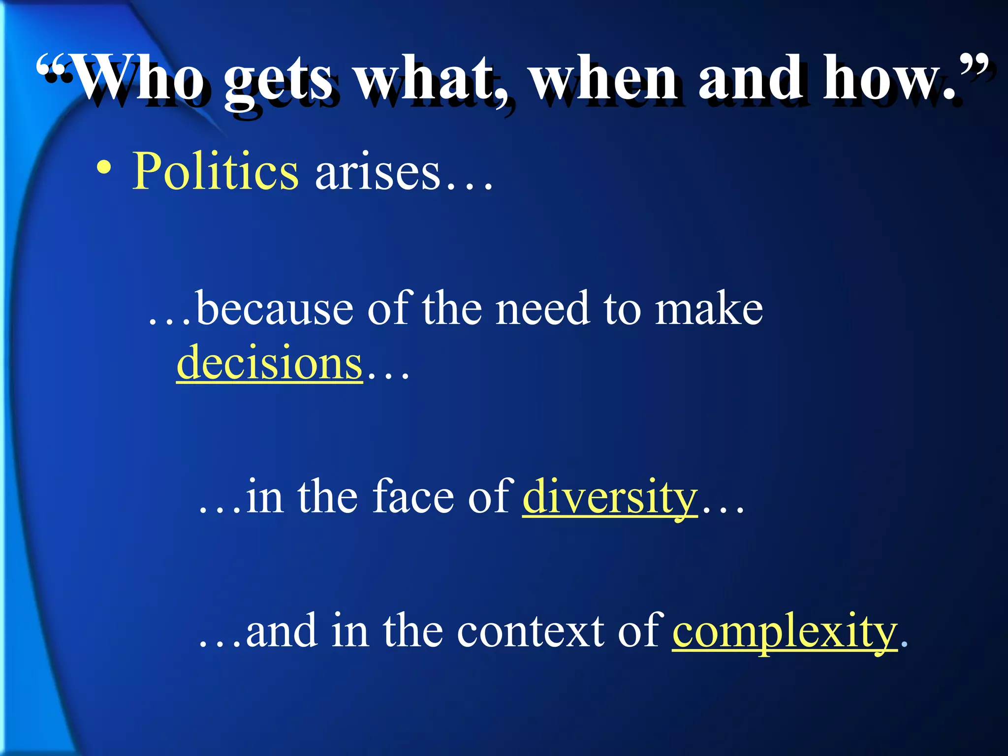 What is Politics? | PPT