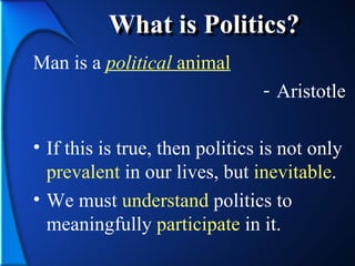 What is Politics? | PPT | Politics