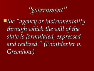 Principles of State, Government and Constitution | PPT