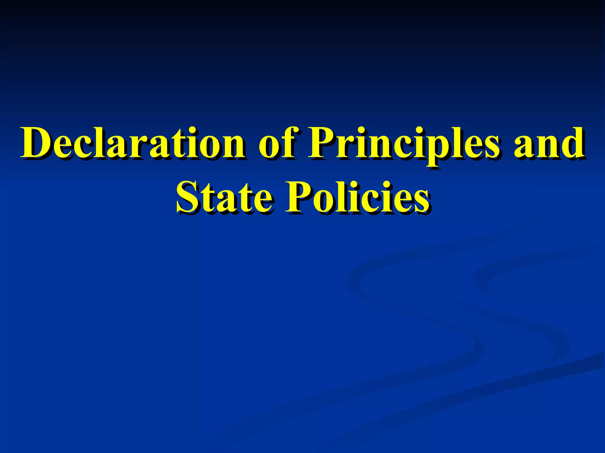 The 1987 Philippine Constitution: Article II | PPT