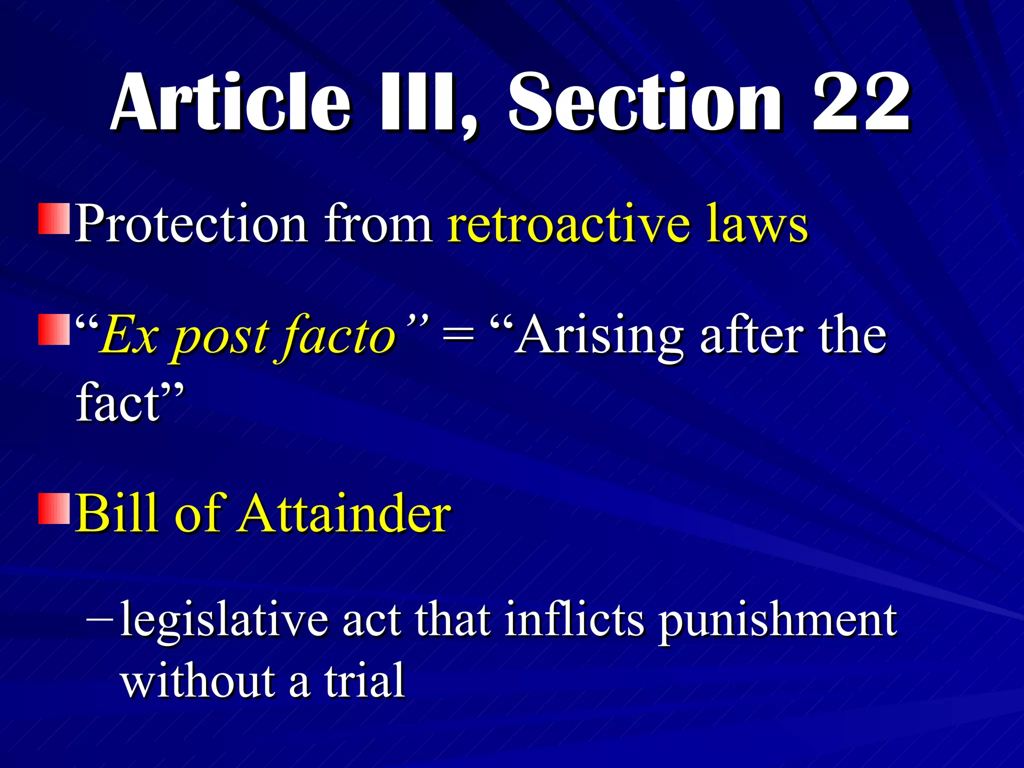 The Philippine Bill of Rights: Political and Legal Rights | PPT
