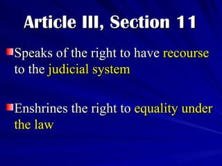 The Philippine Bill of Rights: Political and Legal Rights | PPT