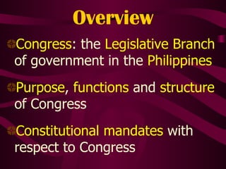 The Philippine Legislature | PPT