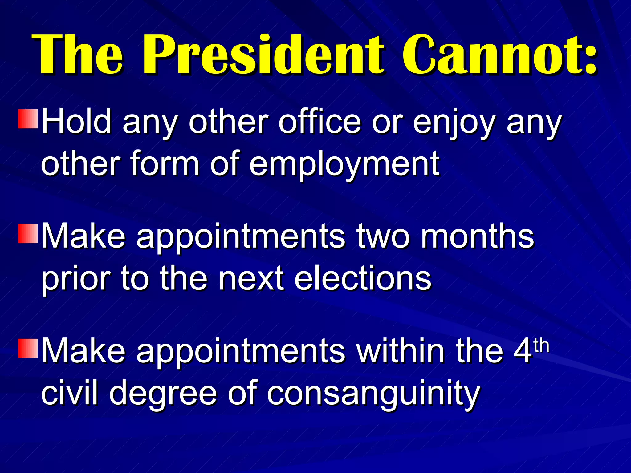 Philippine Government: The Executive Branch | PPT