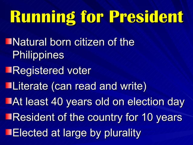 Philippine Government: The Executive Branch | PPT | Law