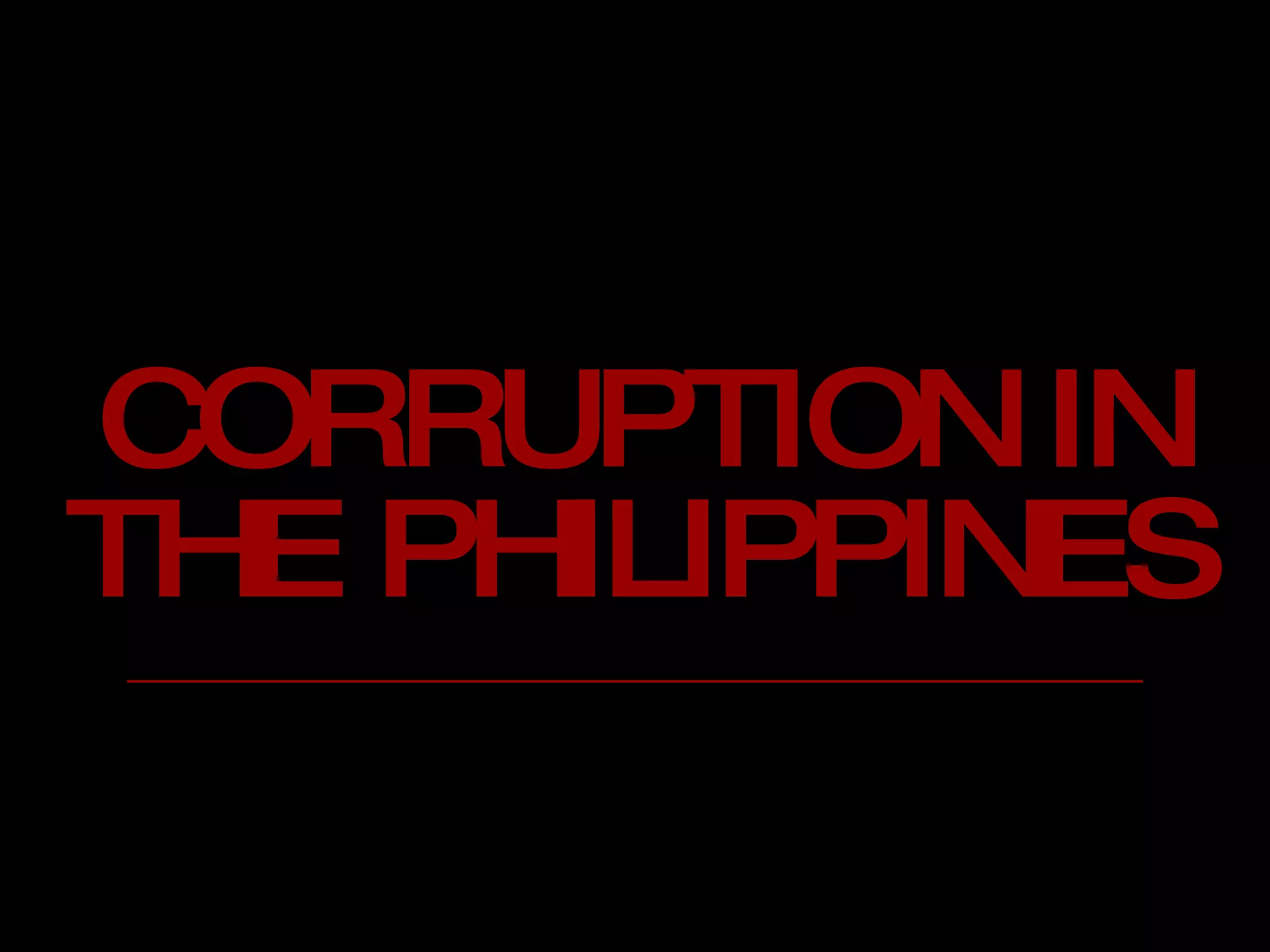 Corruption in the Philippines | PPT