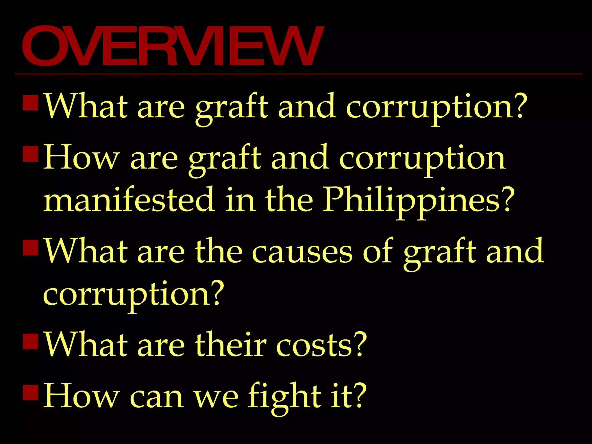 Corruption in the Philippines | PPT