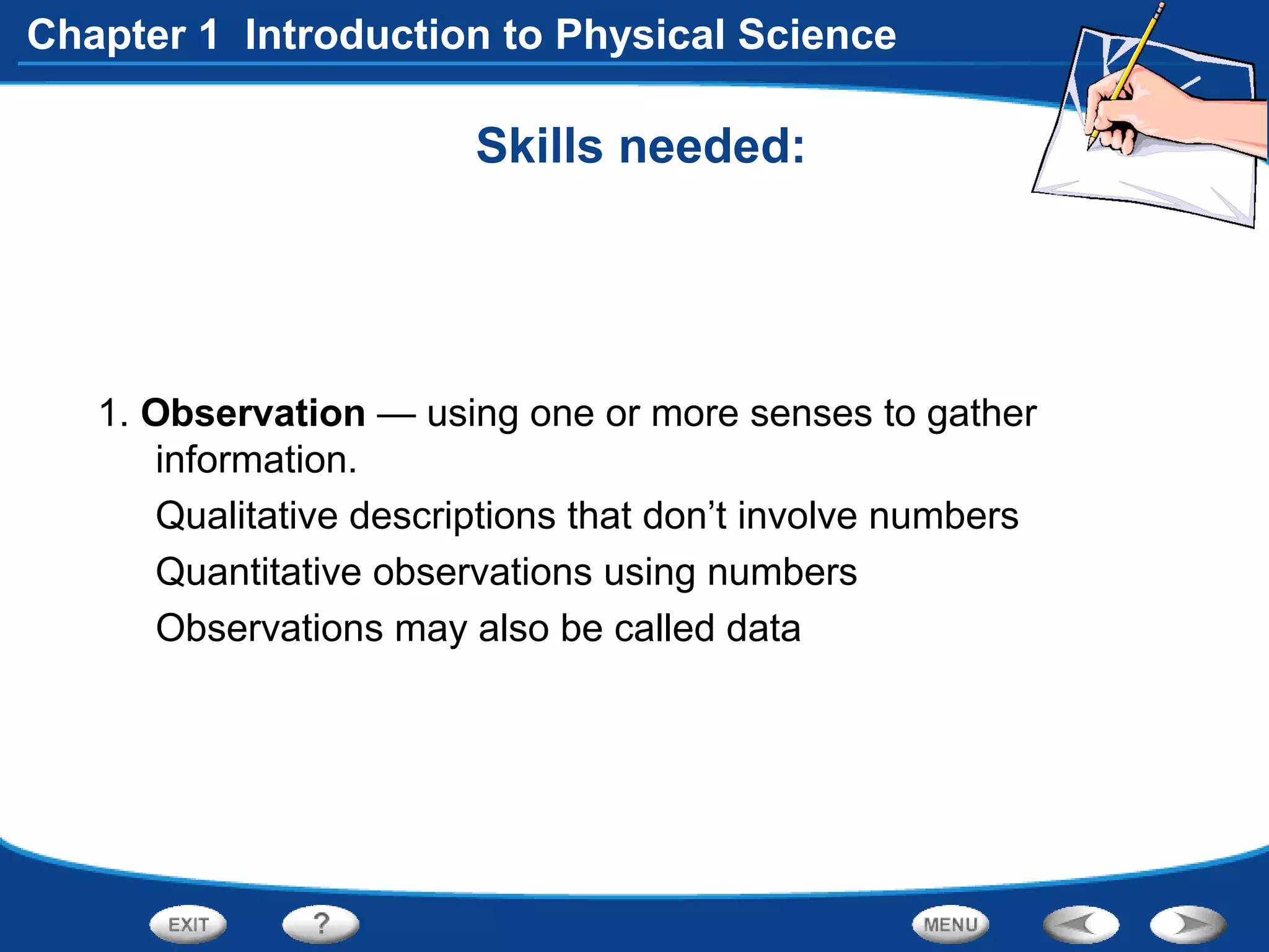 Physical Science Chapter 1.1 What is Physical Science? | PPT