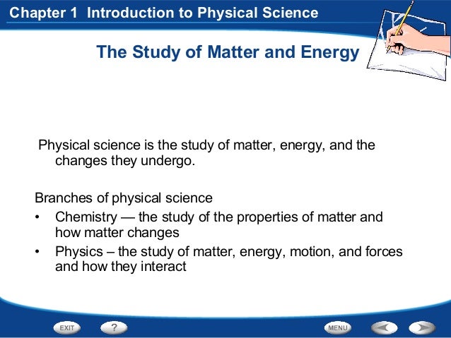 Physical Science Chapter 1.1 What is Physical Science?