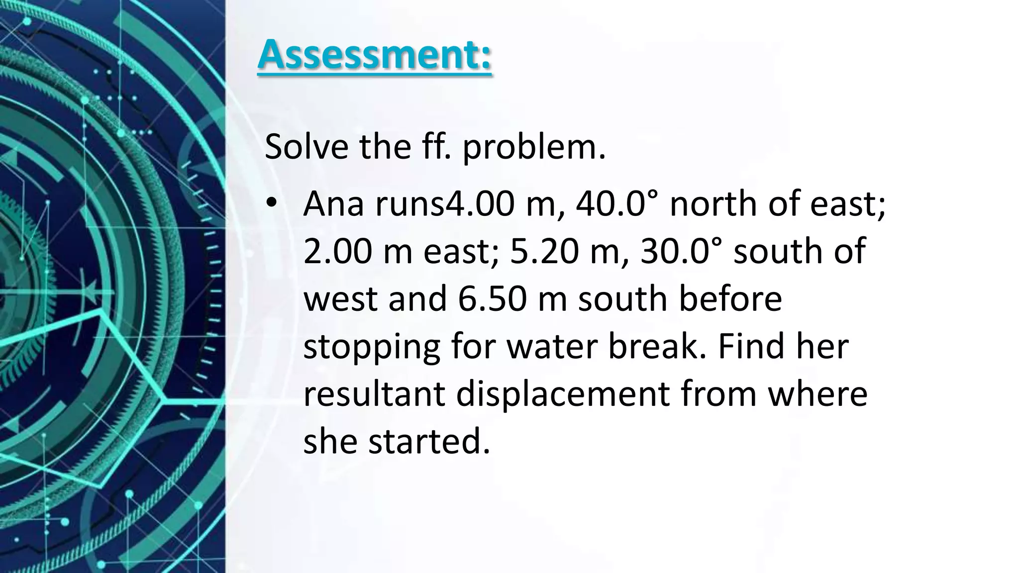 VECTOR ADDITION USING LAWS OF SINE AND COSINE | PPTX