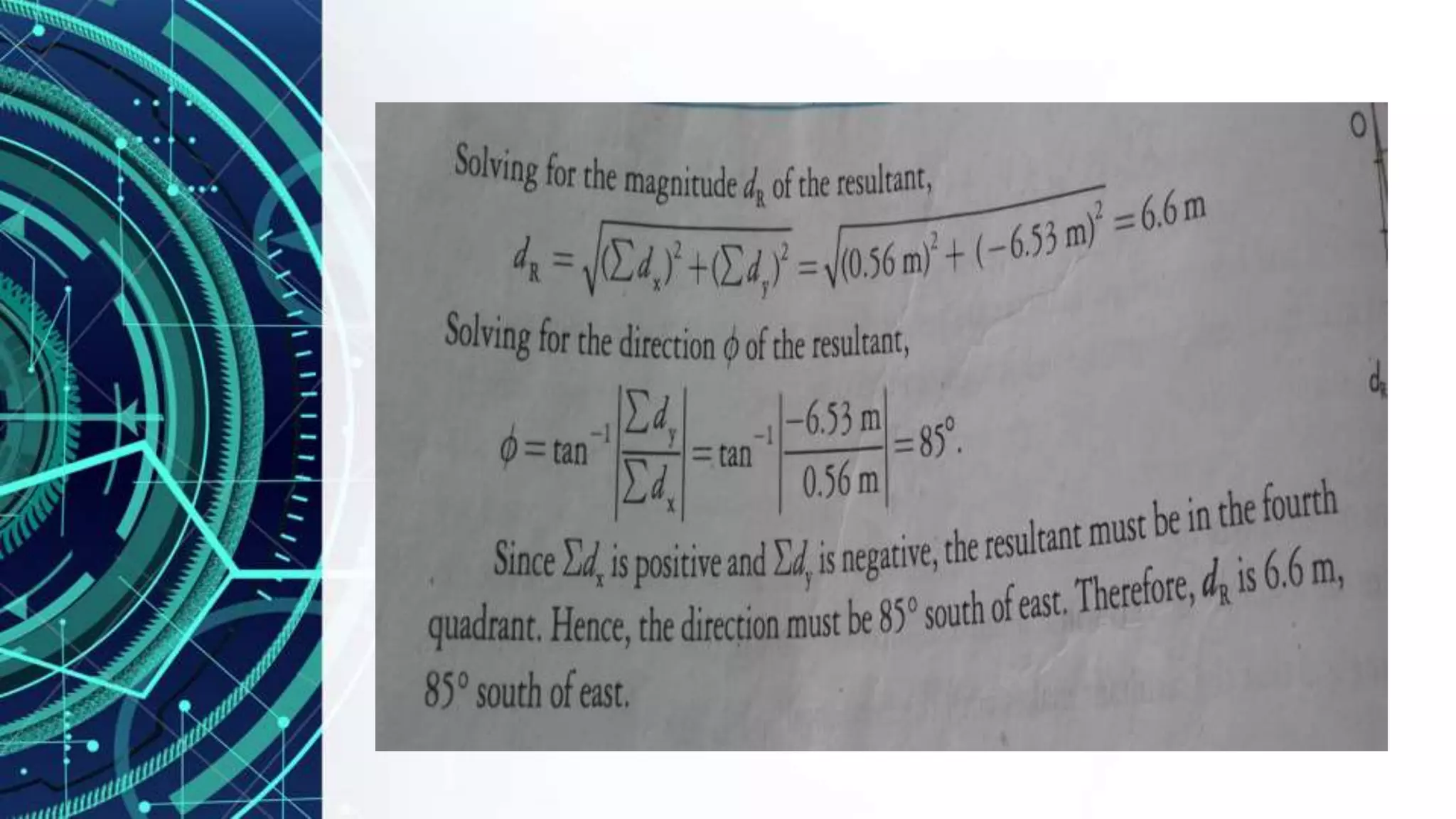 VECTOR ADDITION USING LAWS OF SINE AND COSINE | PPTX