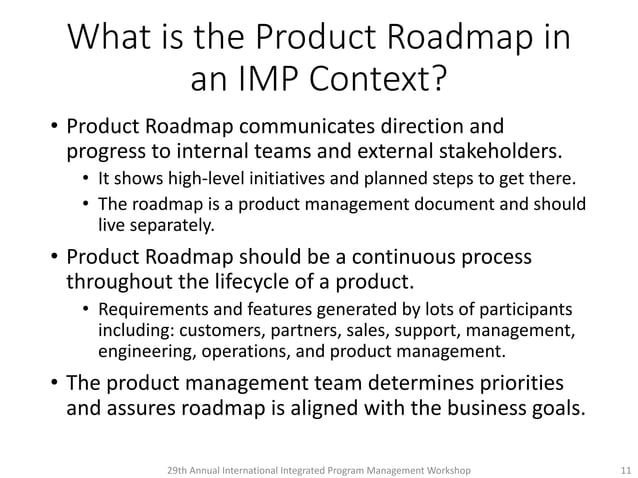 IMP as the Definition of Done | PPT