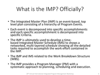 IMP as the Definition of Done | PPT