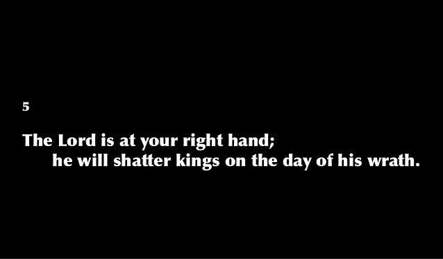 Psalm 110 (Part 1): Sit At My Right Hand