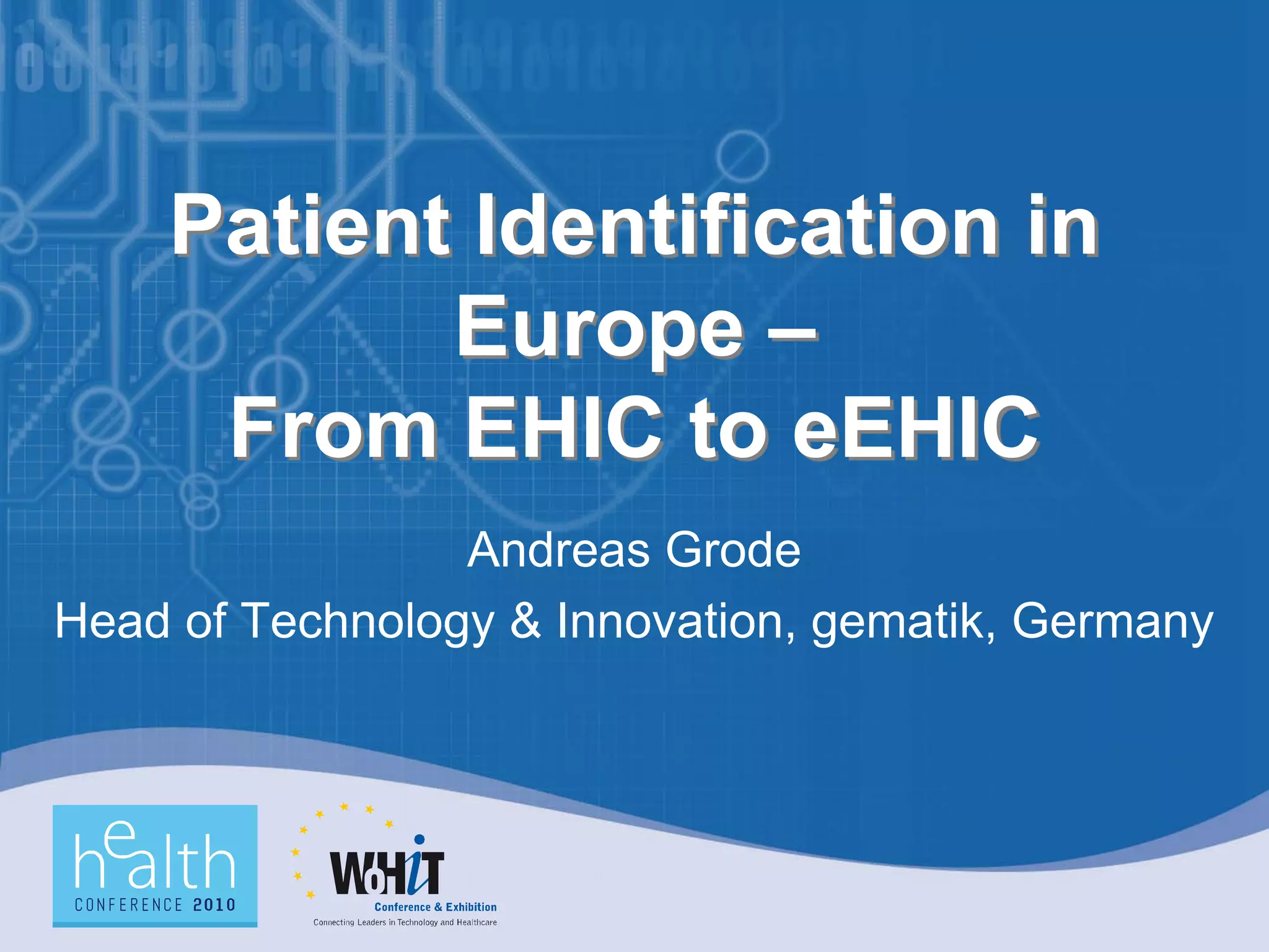 Patient Identification in Europe | PDF