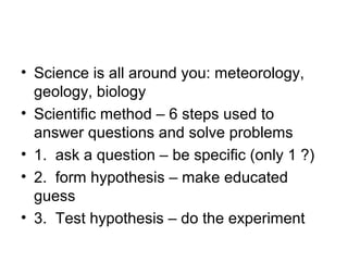 Ps1 chapter 1 | PPT | Physics | Science