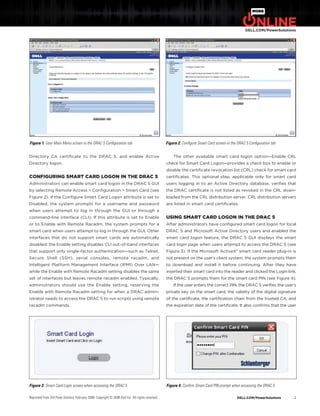 Smart card logon in DRAC5 | PDF