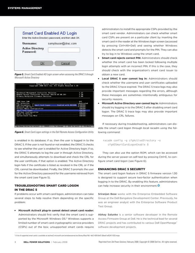 Smart card logon in DRAC5 | PDF | Internet | Computing