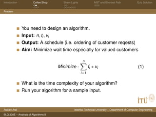 Analysis of Algorithms II - PS2 | PPT