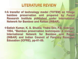 Bamboo Preservation | PPT