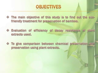 Bamboo Preservation | PPT