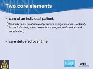 Information to Bridge the Gaps in Continuity of Care! | PDF