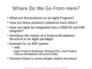 WBS Compliance Challenges for Agile ERP Projects | PDF