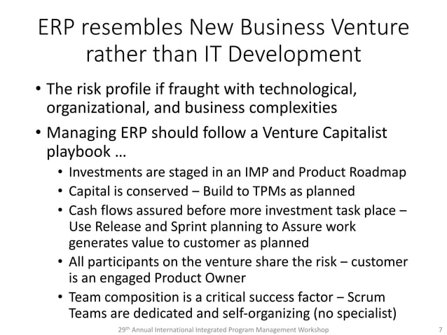 WBS Compliance Challenges for Agile ERP Projects | PPT