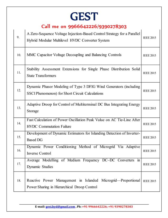 2015 IEEE PROJECTS | PDF