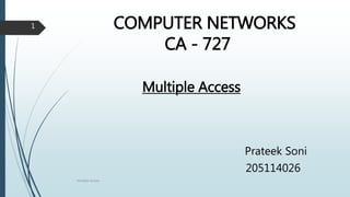 Multiple Access Methods | PPTX