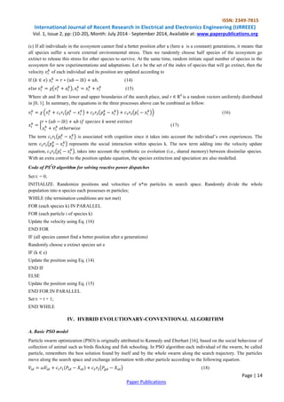 PS2O, Hybrid Evolutionary-Conventional Algorithm, Genetical Swarm ...