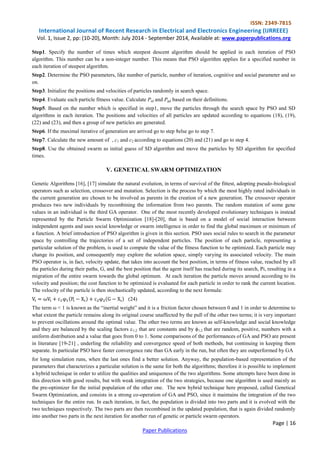 PS2O, Hybrid Evolutionary-Conventional Algorithm, Genetical Swarm ...